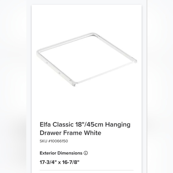 The Container Store | Storage & Organization | Elfa Classic Hanging ...